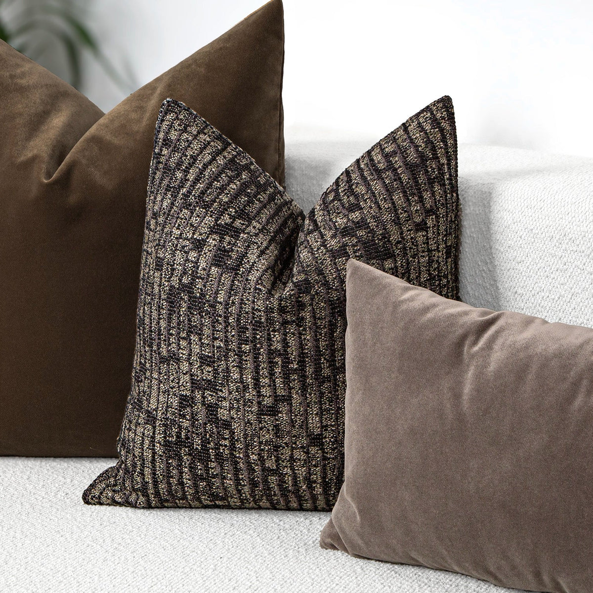Woven Textures Pillow Cover Collection | Cozy & Textured